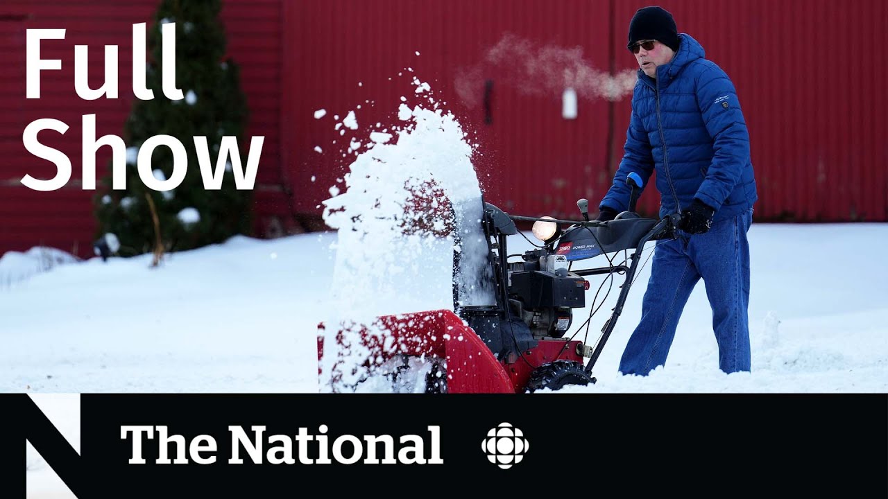 CBC News: The National | Winter finally arrives… with a vengeance - One ...