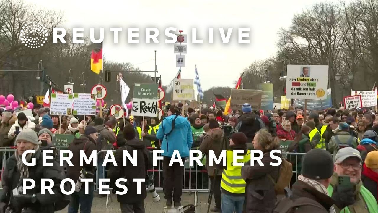 LIVE: German farmers hold demonstration in Berlin | One-News