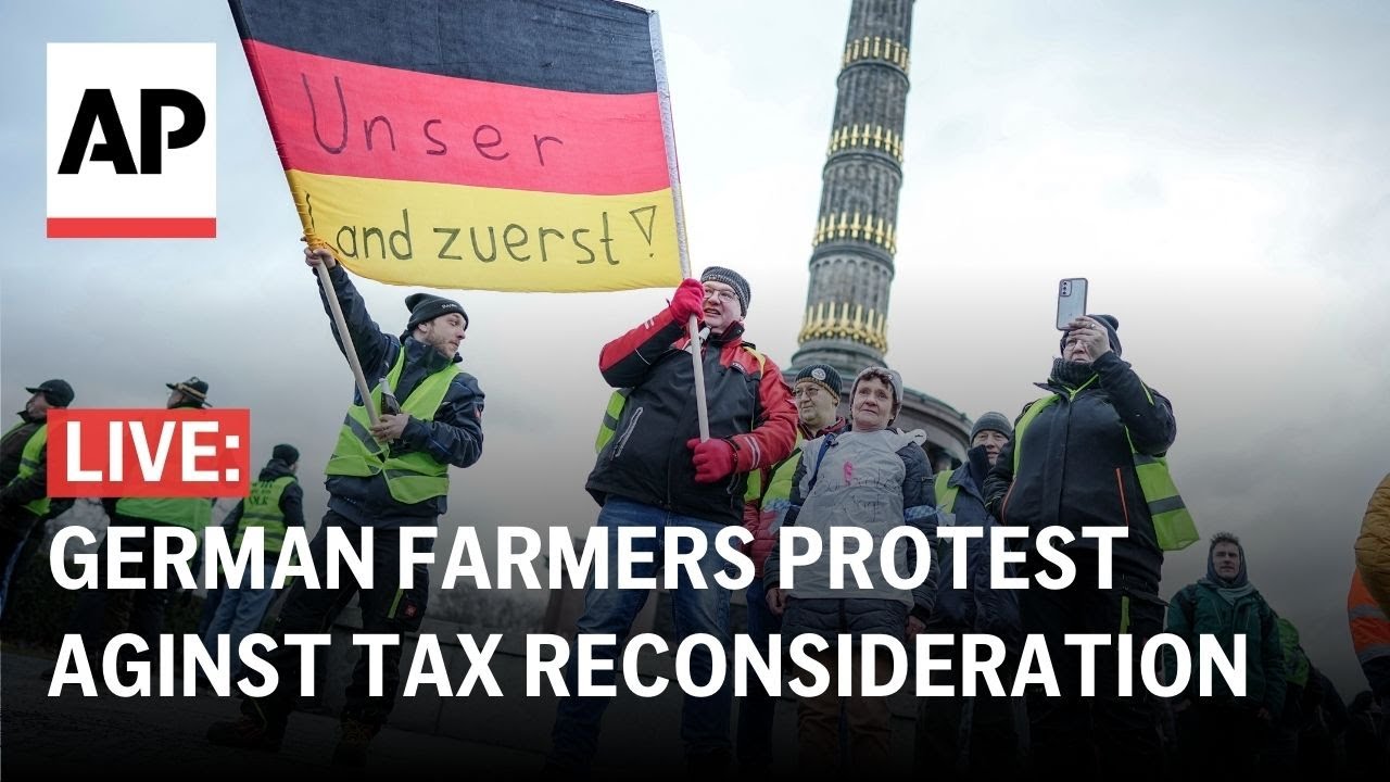 LIVE: German farmers protest against tax reconsideration - One-News