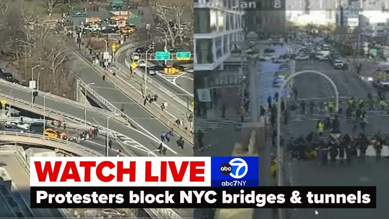 LIVE | Protesters block major NYC bridges and tunnels | One-News