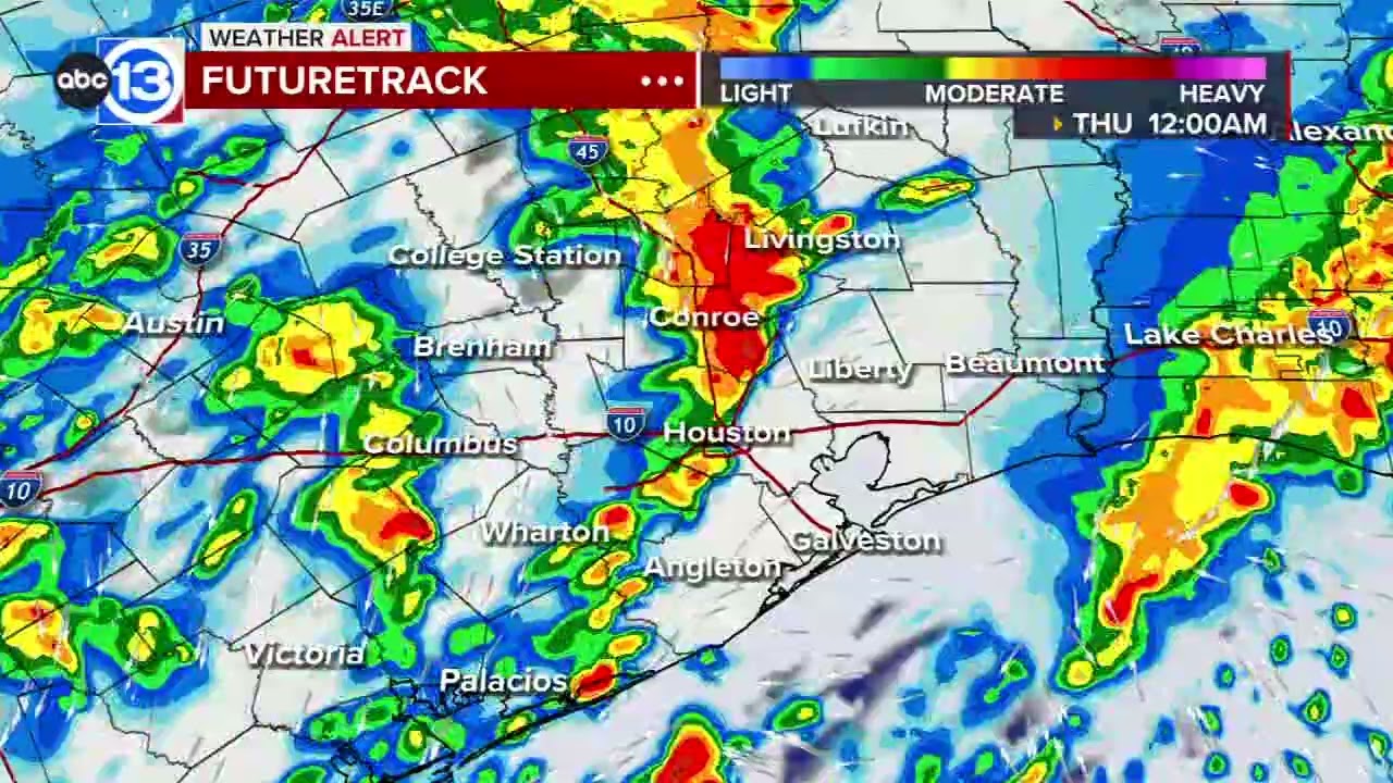 Weather Alert: Flood Watch for Houston until Noon Wednesday - One-News