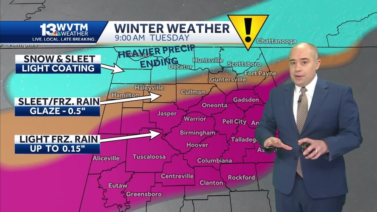 Winter Weather Advisory: incredibly cold air means freezing rain and ...