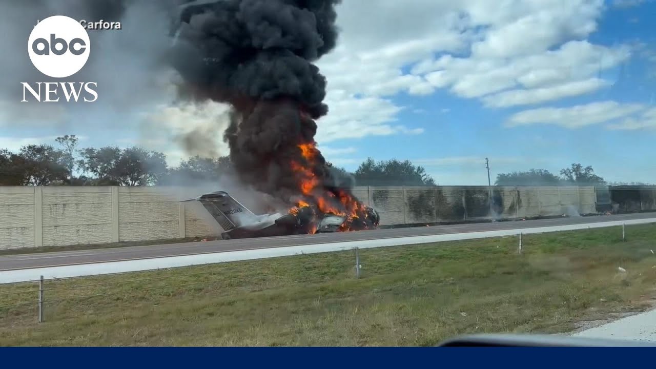 Fatal plane crash on I-75 in Florida | One-News
