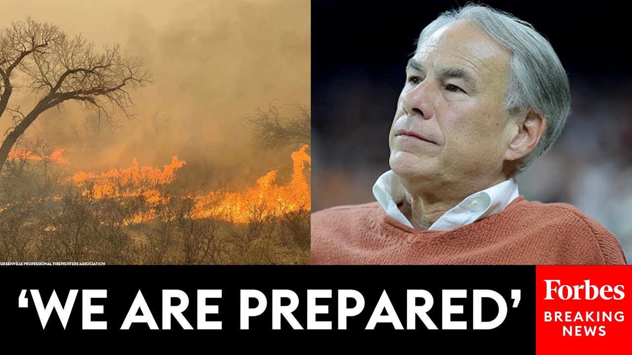 BREAKING NEWS: Gov. Greg Abbott Delivers Updates On Texas Wildfire ...