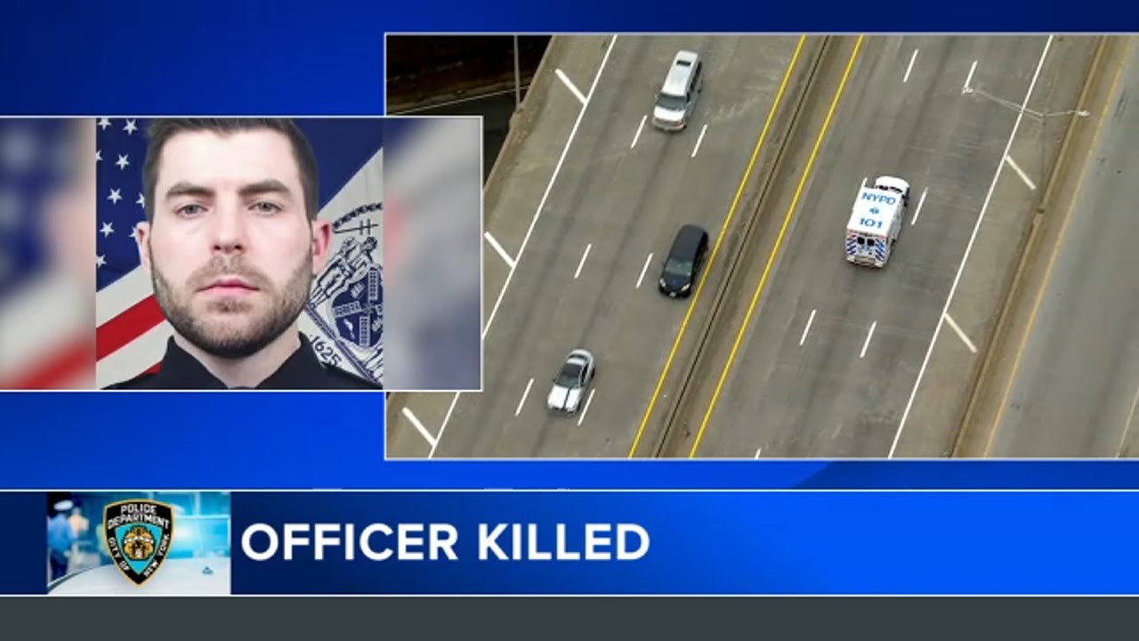 Dignified transfer underway for fallen NYPD Officer Jonathan Diller ...