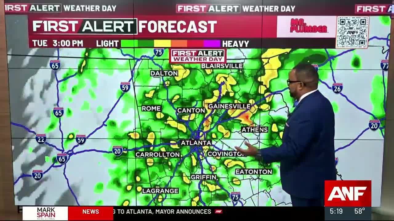 First Alert Weather Day: Widespread rain, storms are moving in Tuesday ...