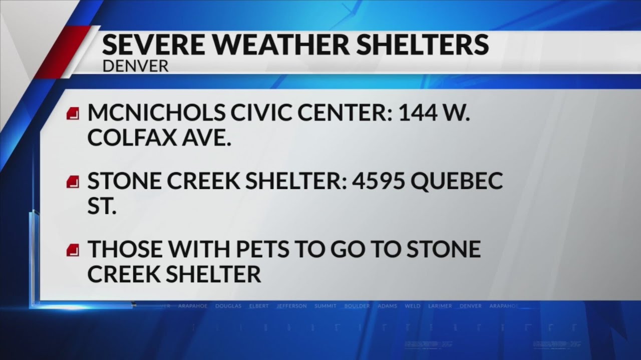 Severe Weather Shelters Open Ahead Of Big Snowstorm One News