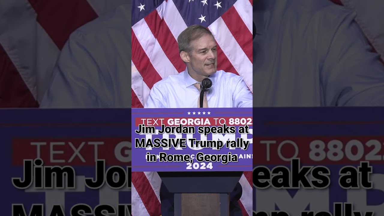 WATCH: Jim Jordan @Jim_Jordan speaks at MASSIVE Trump rally in Rome ...