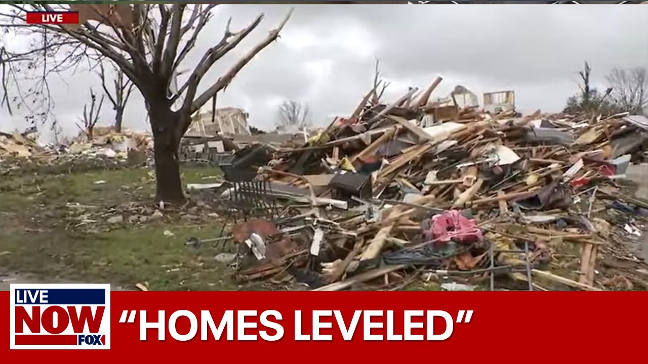 Nebraska tornado damage shows destroyed homes, multiple tornados caught on camera | LiveNOW from ...
