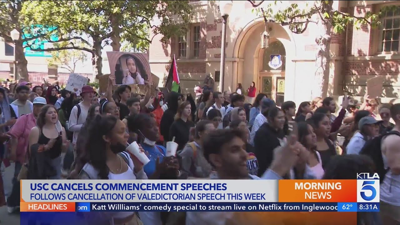 Protests expected at USC following cancellation of commencement ...