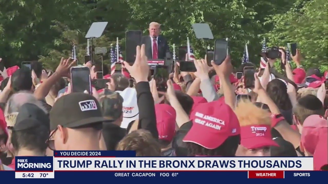 Bronx Trump rally draws massive crowd | One-News