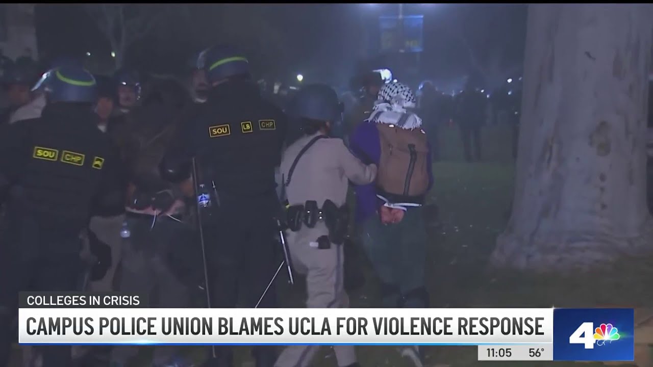 Campus police union blames UCLA for violent response | One-News