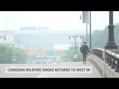 Canadian wildfire smoke blowing into U.S. for 2nd year in a row | One-News