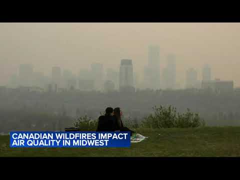 Canadian wildfire smoke blows into US, impacting Midwest air quality | One-News