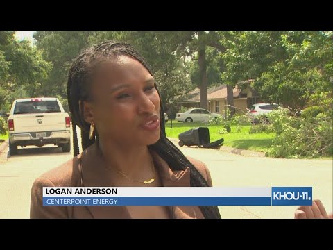 Logan Anderson with CenterPoint gives update on power restoration ...