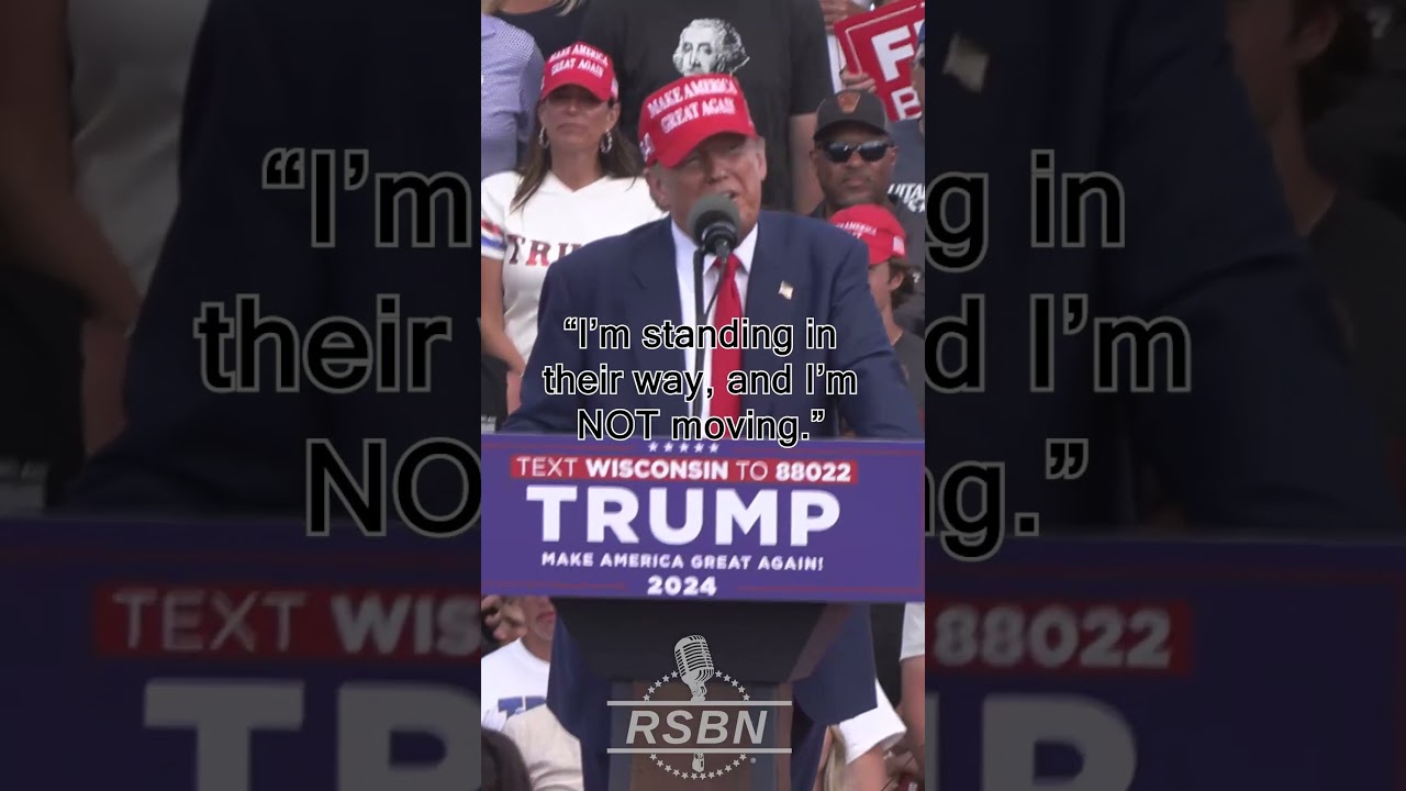 “I’m standing in their way, and I’m NOT moving.” — President Trump in ...