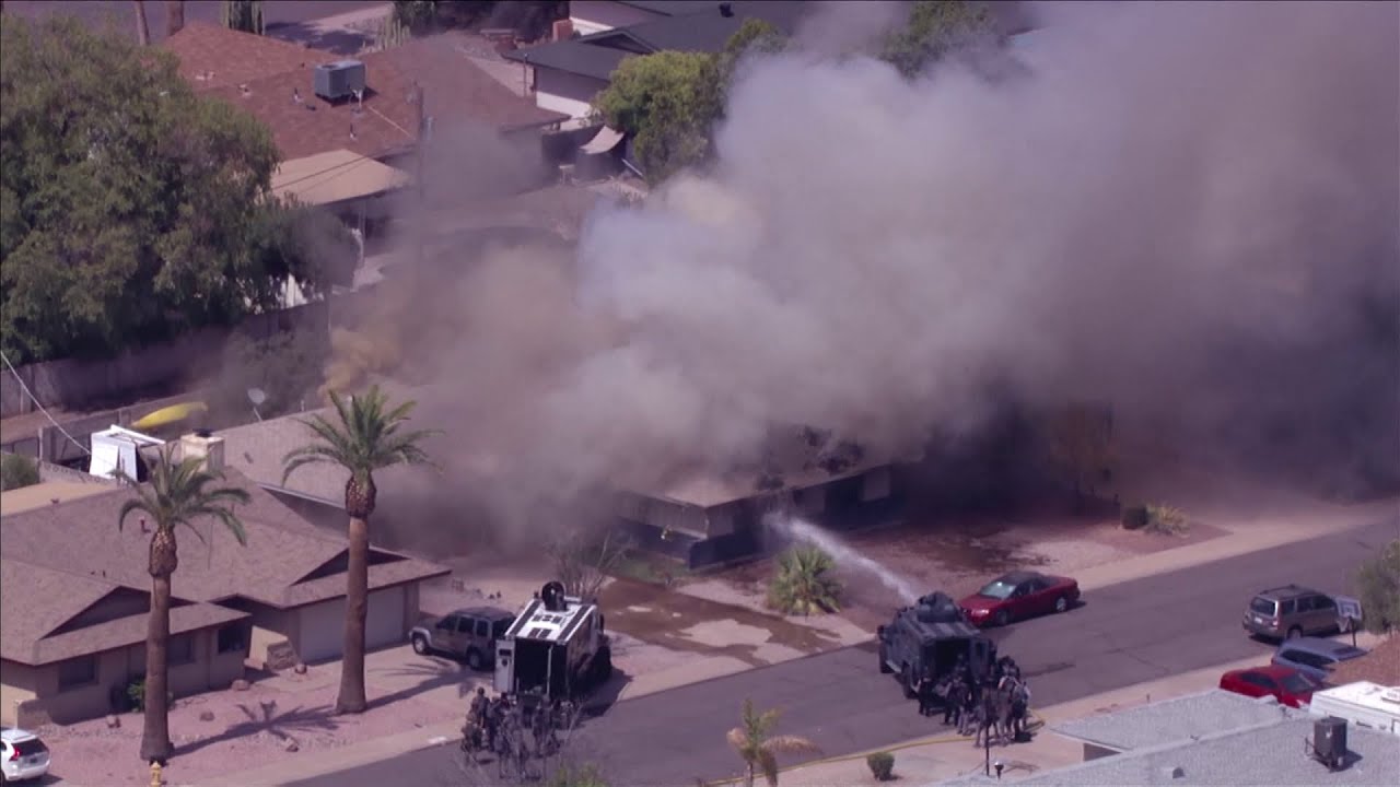 LIVE: ‘Very active’ police situation in Tempe; house on fire | One-News