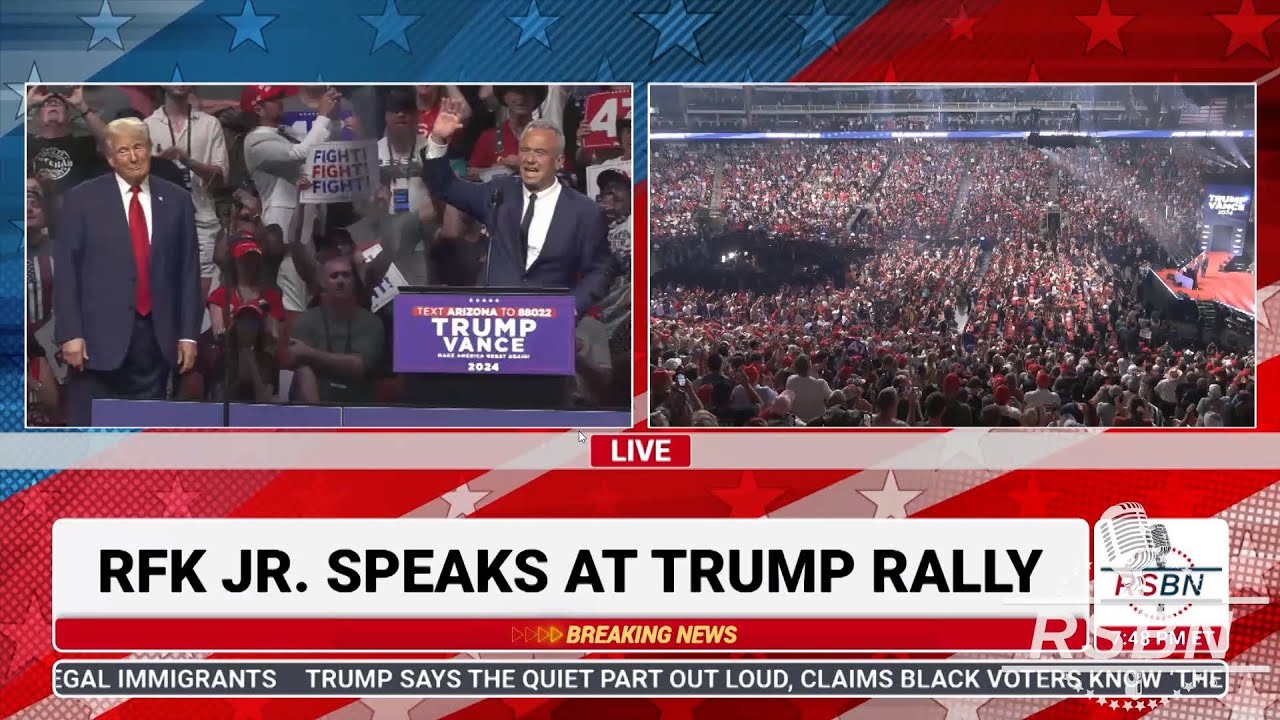 WATCH: RFK Jr. Receives Rockstar Welcome at Trump Rally in Arizona – 8 ...