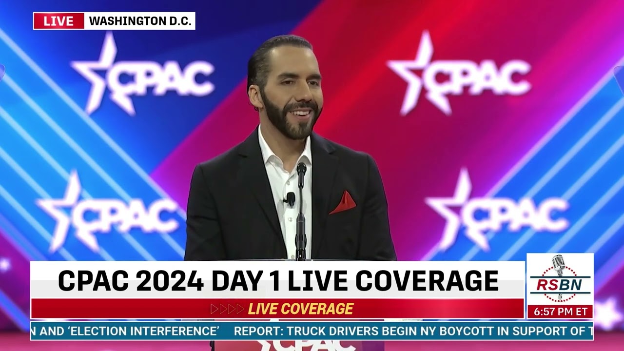 FULL SPEECH: Nayib Bukele, President of El Salvador, Addresses CPAC in ...