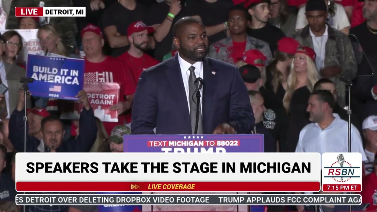 FULL SPEECH: Congressman Byron Donalds Delivers Remarks in Detroit, MI ...