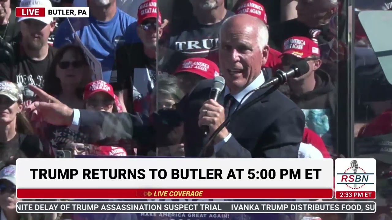 FULL SPEECH: Dr. James E. Sweetland Speaks at the Historic Trump Rally ...