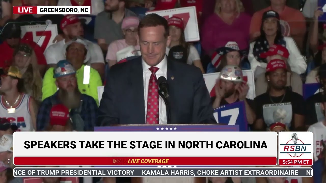FULL SPEECH: Senator Ted Budd Delivers Remarks in Greensboro, NC | One-News
