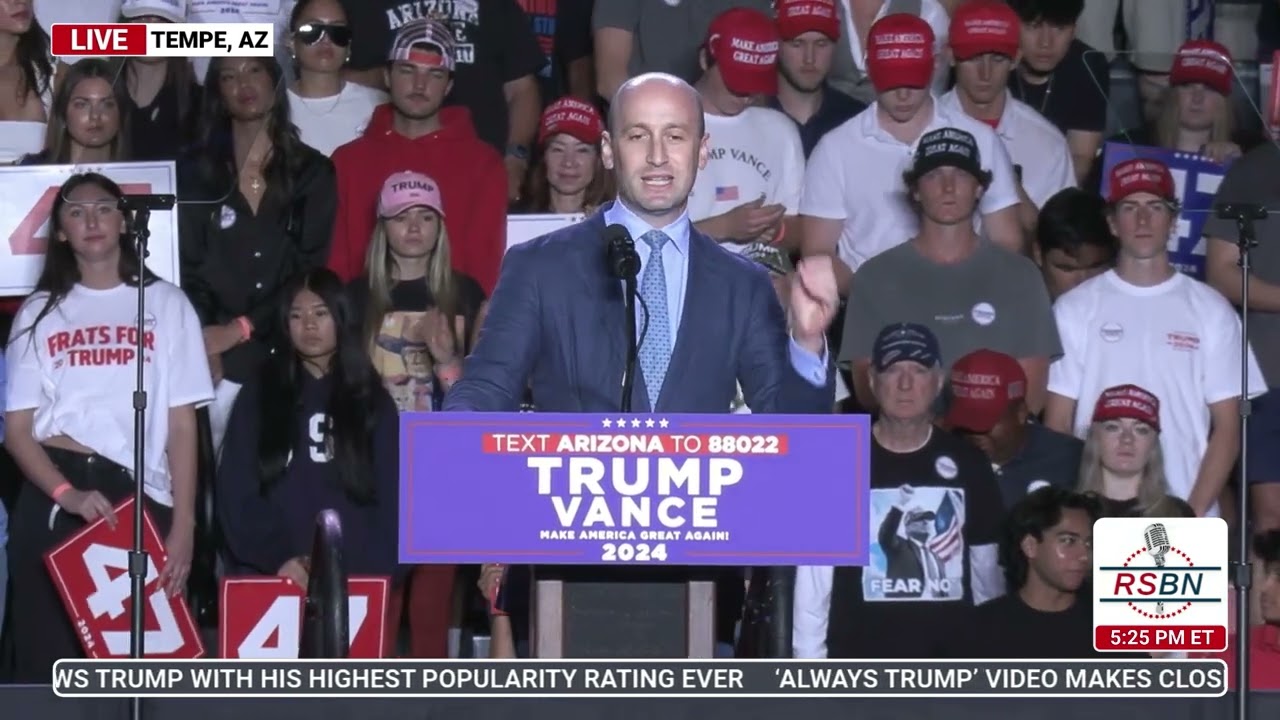 FULL SPEECH: Stephen Miller Delivers Remarks in Tempe, AZ | One-News