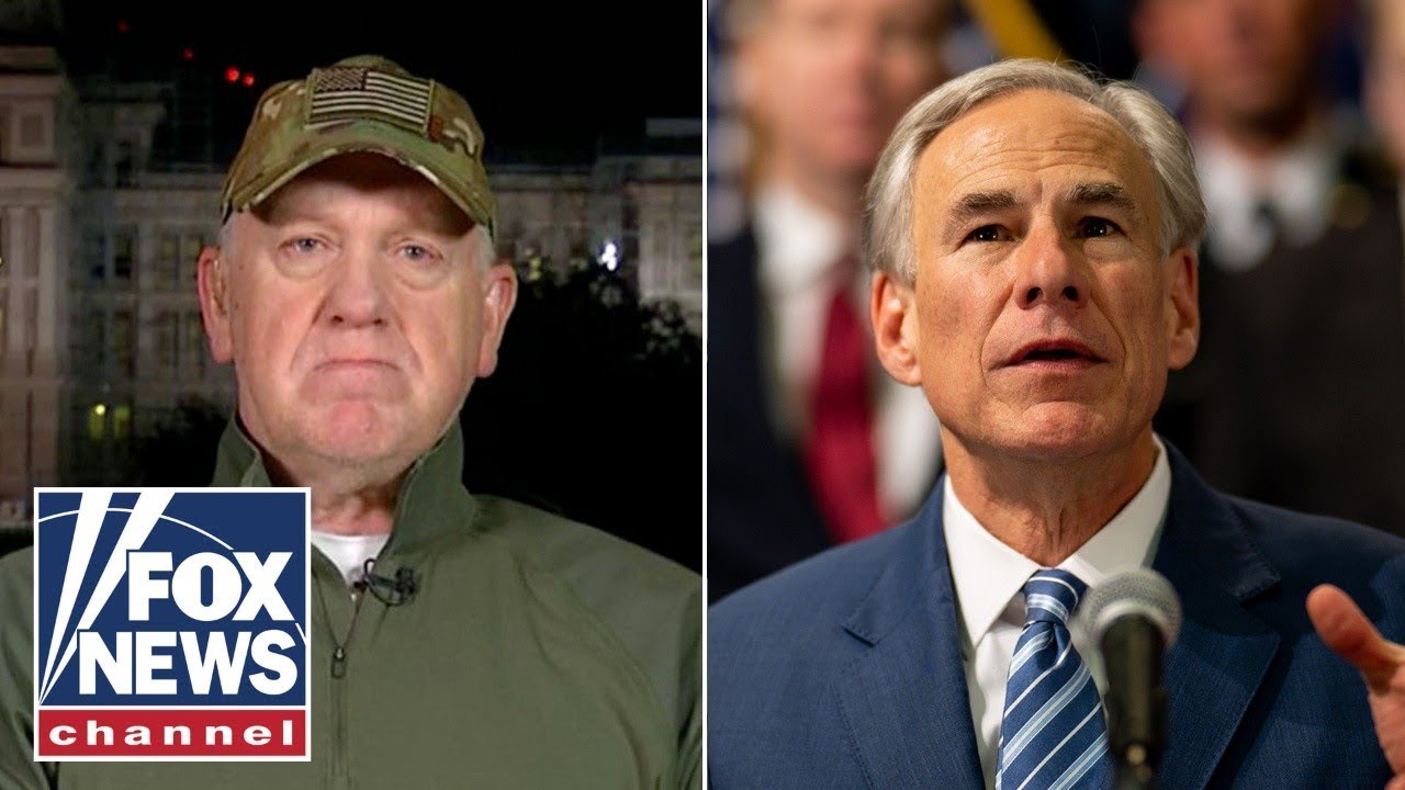 Border czar Tom Homan, Gov. Abbott greet, serve meals to officials at border | One-News