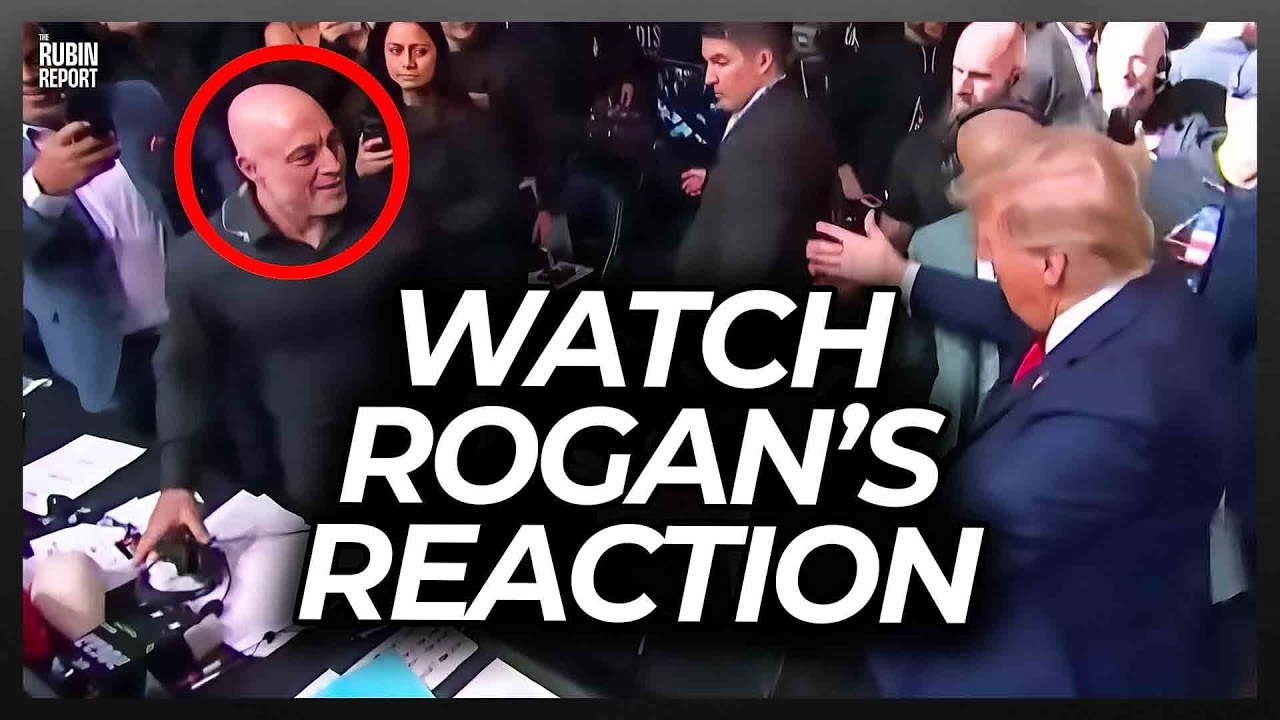 Crowd Roared for Joe Rogan’s Response to Trump Hugging Him at UFC Event ...