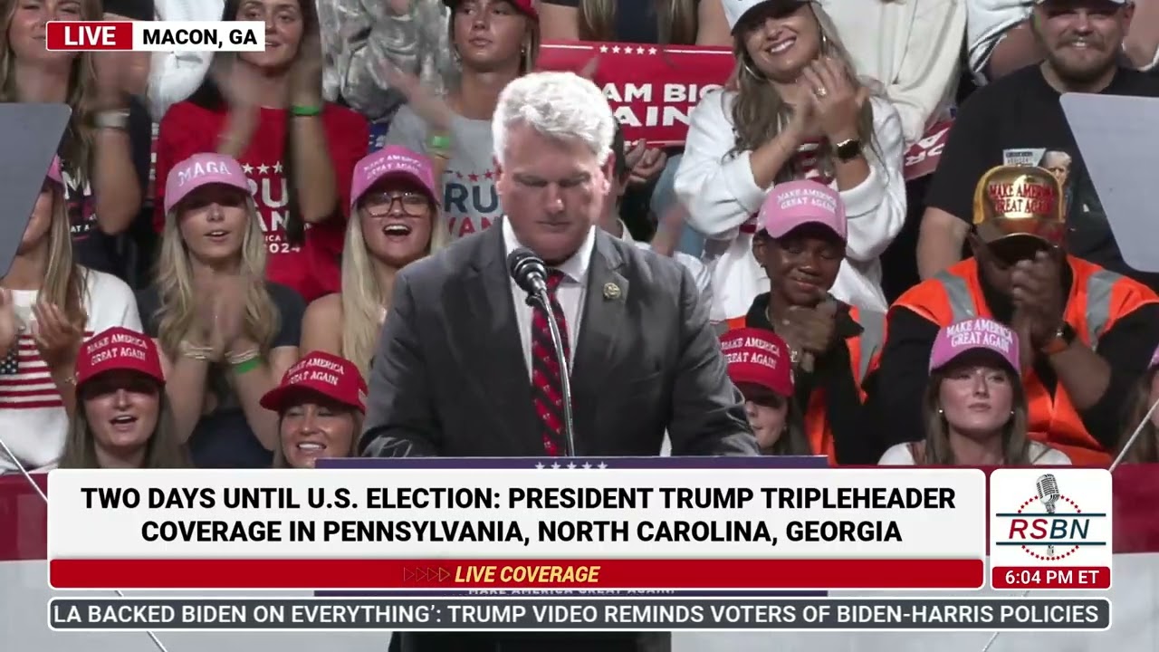 FULL SPEECH: Congressman Mike Collins Delivers Remarks in Macon, GA ...