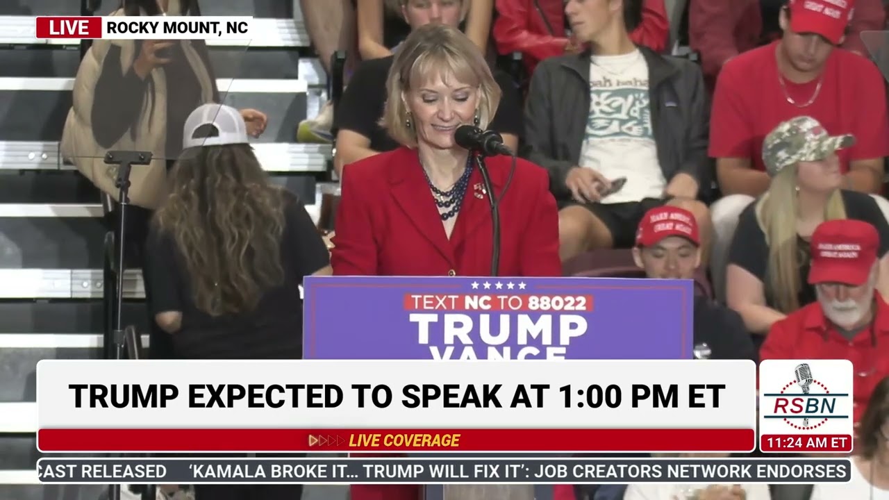 FULL SPEECH: Laurie Buckhout Delivers Remarks in Rocky Mount, NC | One-News