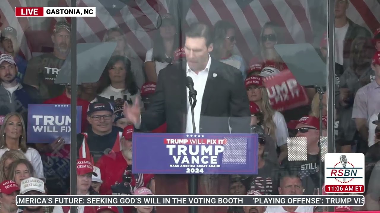 FULL SPEECH: Pat Harrigan Delivers Remarks in Gastonia, NC | One-News