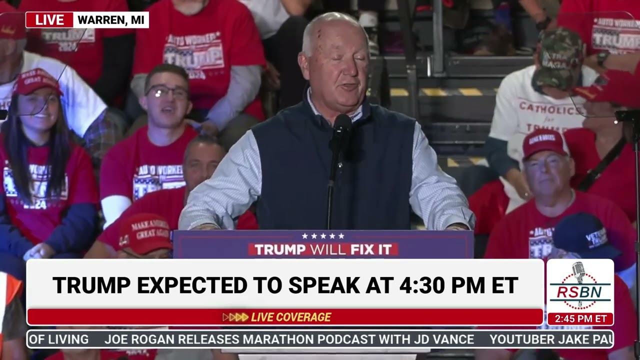 FULL SPEECH: Pete Hoekstra Delivers Remarks in Warren, MI - One-News