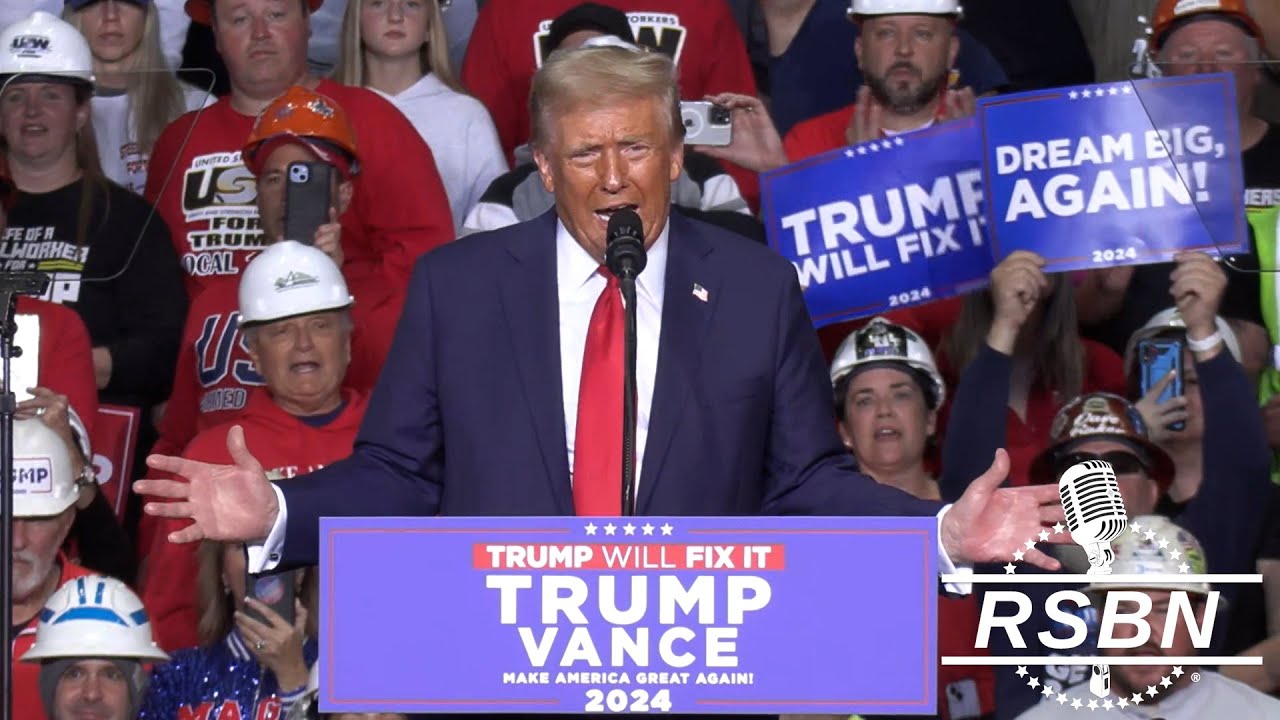 FULL SPEECH: President Trump Holds a Rally in Pittsburgh, PA - 11/4/24 ...