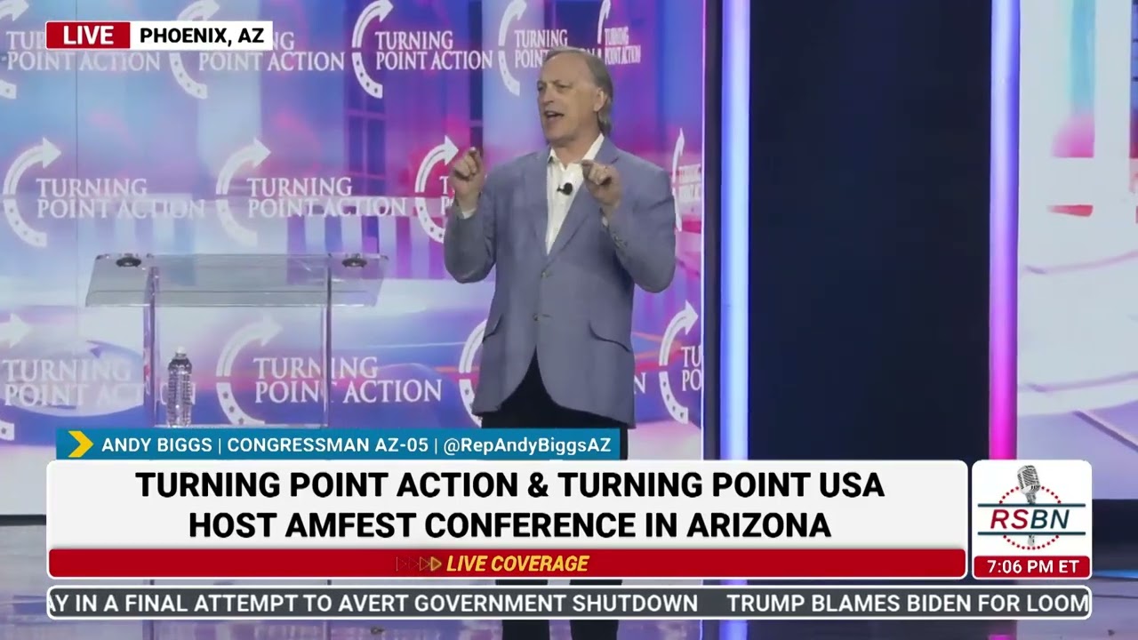 FULL SPEECH: Andy Biggs Speaks at TPUSA's America Fest Conference: Day ...