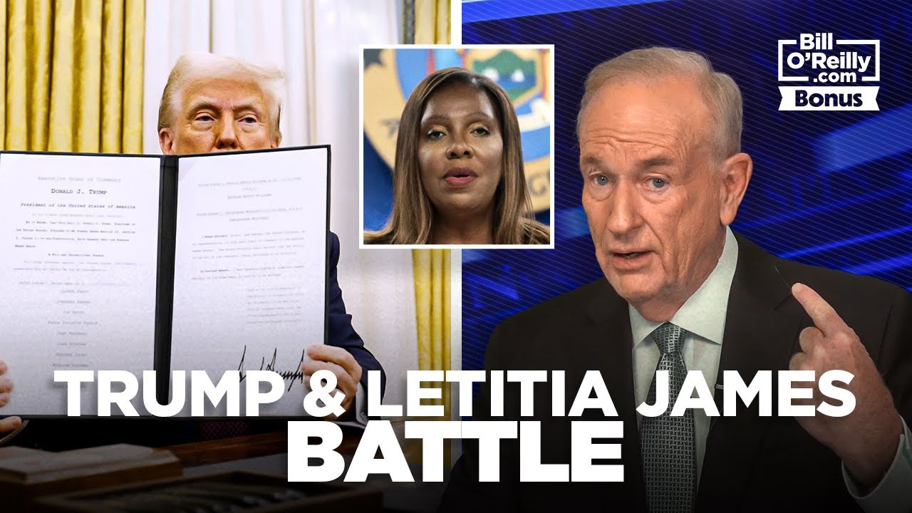 Bill O'Reilly on the Battle Shaping Up Between Donald Trump and Letitia ...