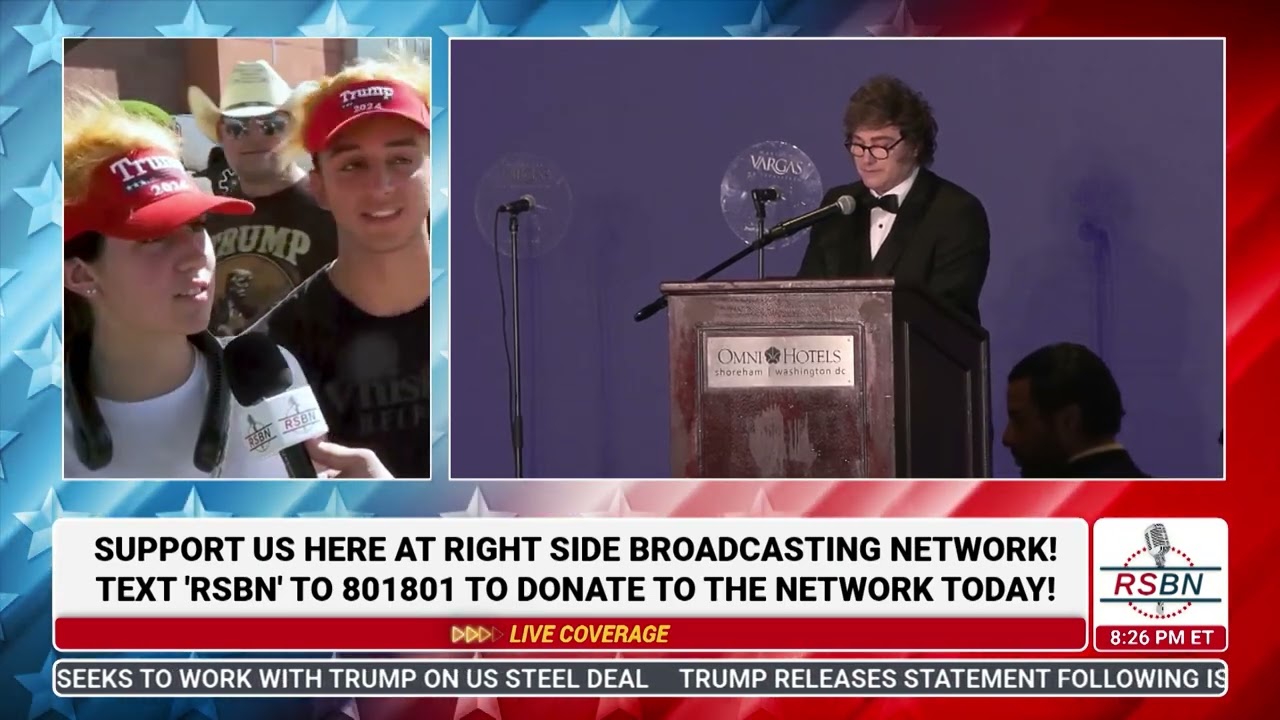 FULL SPEECH: President Javier Milei Speaks at The Official Hispanic ...