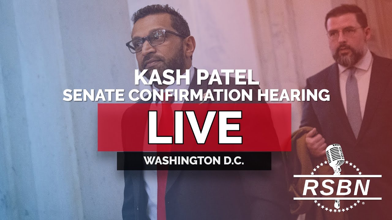 LIVE: Kash Patel Testifies at Senate Confirmation Hearing for FBI ...