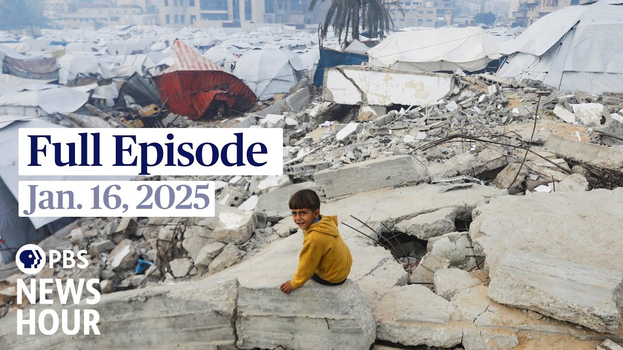 PBS News Hour full episode, Jan. 16, 2025 | One-News