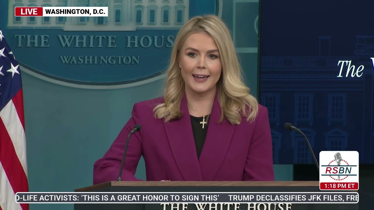 WATCH: First Press Briefing by White House Press Secretary Karoline ...