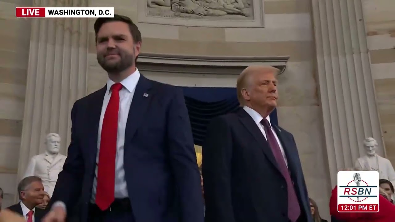 WATCH: President Donald Trump and Vice President JD Vance are Sworn into Office – 1/20/25 | One-News