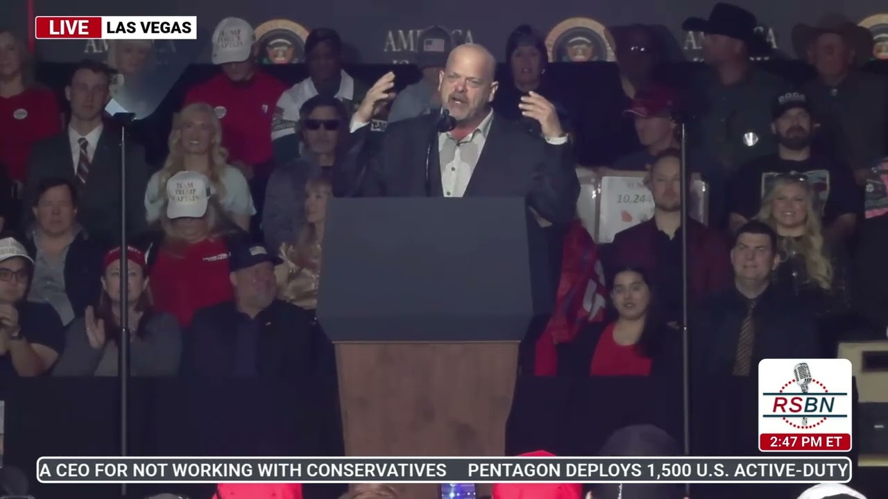 WATCH: Rick Harrison Speaks at President Trump's Rally in Las Vegas – 1 ...