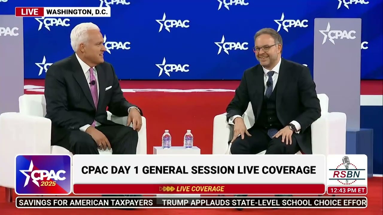 FULL INTERVIEW: Balázs Orbán CPAC 2025 Day One – 2/20/25 | One-News