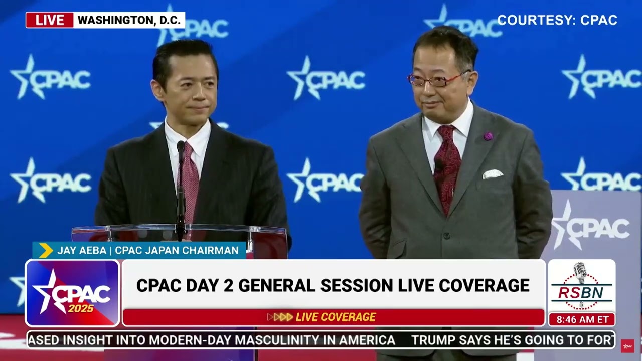 FULL SPEECH: Jay Aeba Speaks at CPAC 2025 Day Two – 2/21/25 | One-News