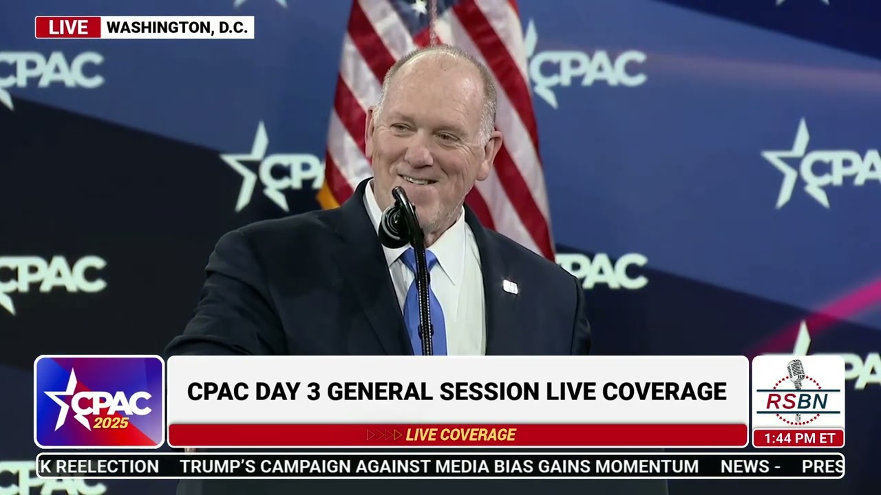 FULL SPEECH: Tom Homan Delivers Remarks at CPAC 2025 – 2/22/25 | One-News