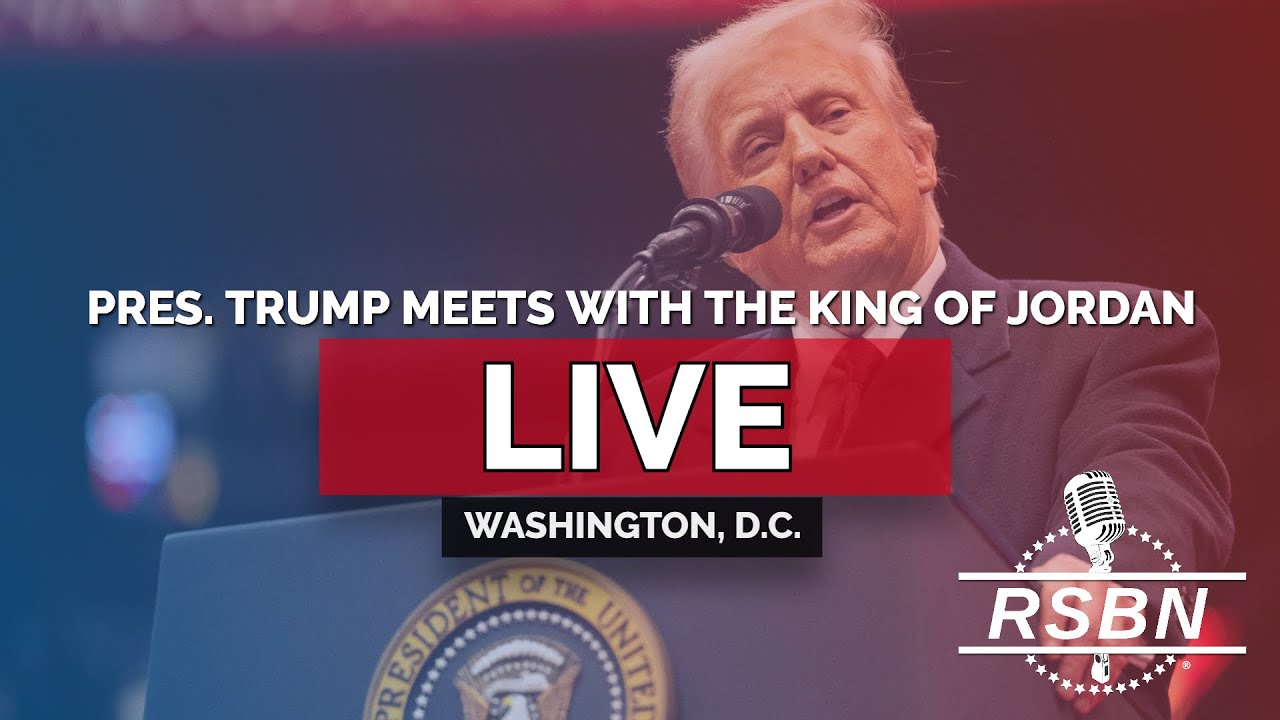 LIVE: President Trump Meets with the King of Jordan at The White House ...