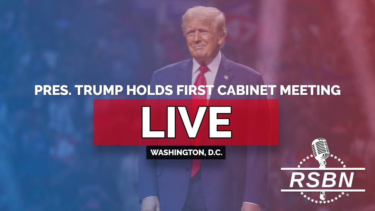 LIVE REPLAY: President Trump Participates in First Cabinet Meeting – 2 ...