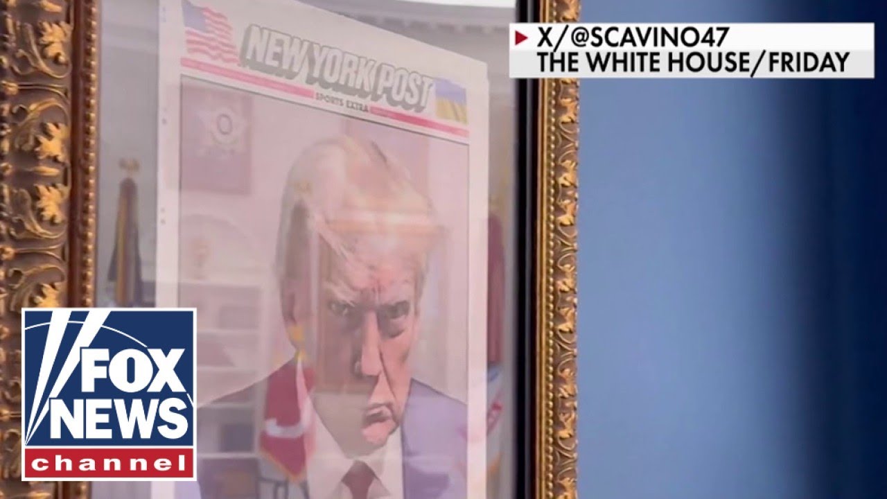 Trump's mugshot now hanging outside Oval Office | One-News
