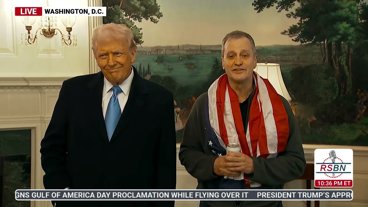 WATCH: President Trump Greets and Welcomes Marc Fogel Back to the U.S ...