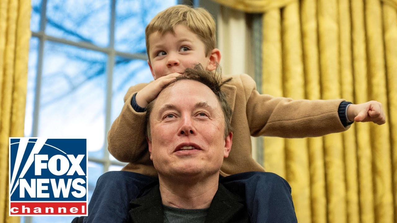 'X'-TREME CUTENESS: Watch Elon Musk's youngest son steal the show as ...